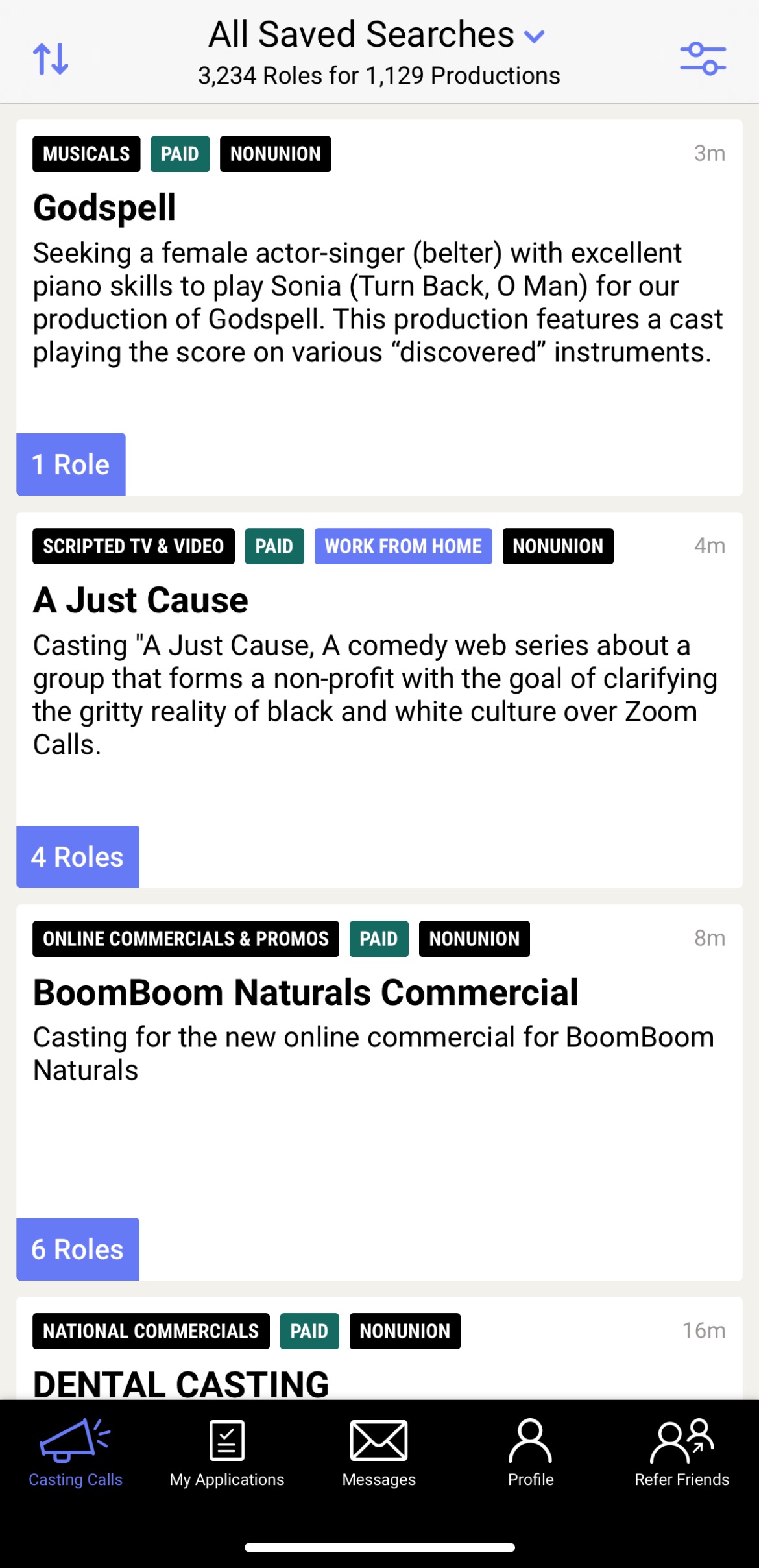 Navigating the Backstage Casting App – Backstage Help Center